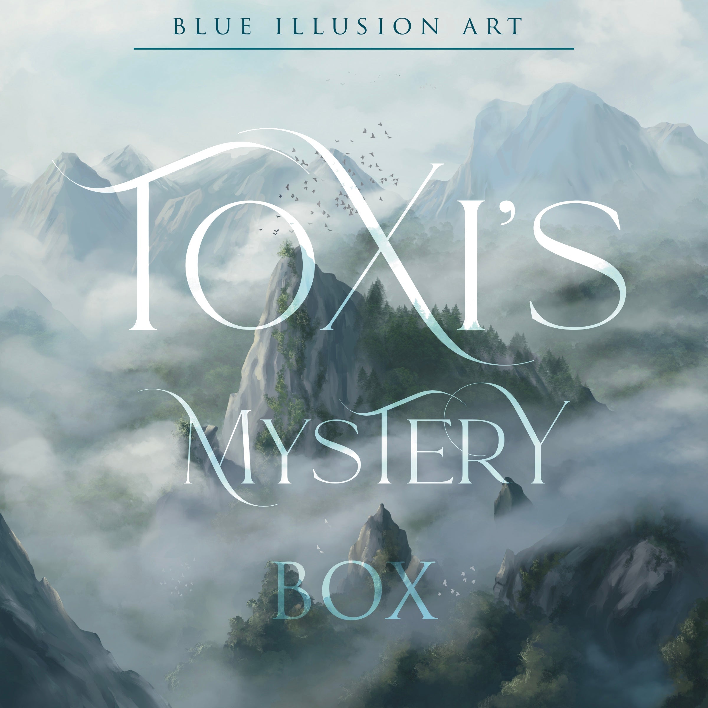 Toxi's Mystery Box – Blue Illusion Art